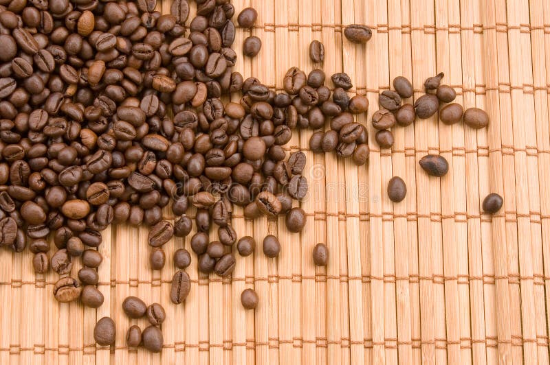 Coffee beans stock photo. Image of cafe, bamboo, coofee - 1052052