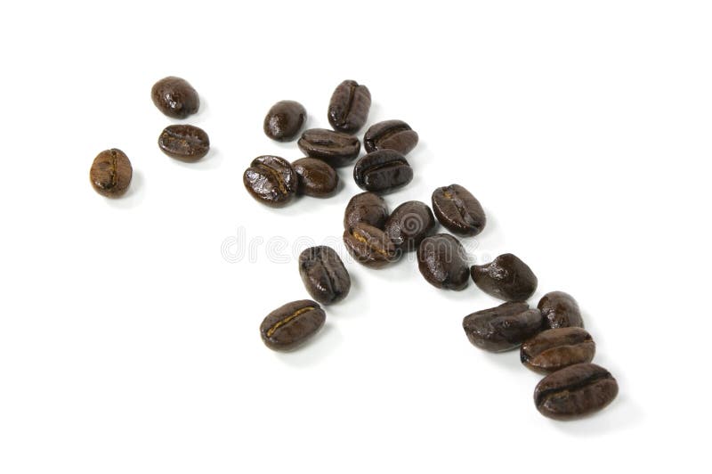 Dropping coffee beans stock photo. Image of caffeine - 16415450