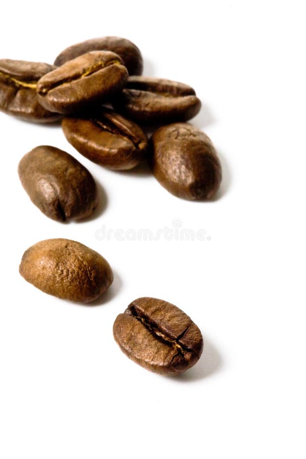 Dropping coffee beans stock photo. Image of caffeine - 16415450