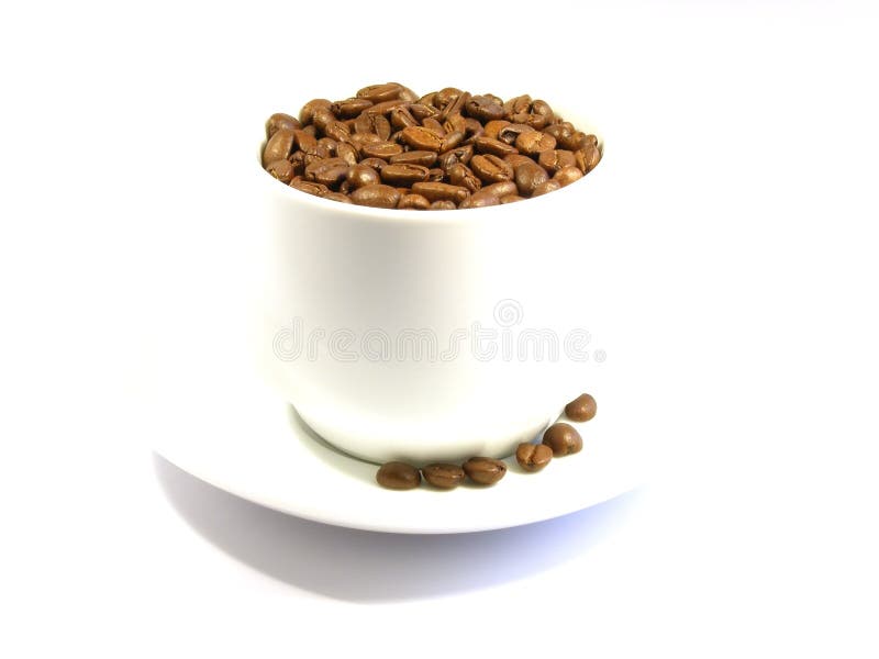 Coffee beans stock photo. Image of froth, morning, objects - 12570412