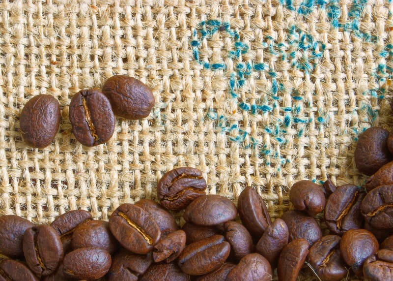 Coffee Beans stock photo. Image of break, beans, linen - 12683600