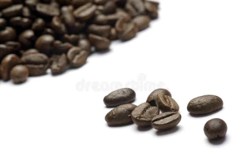 Coffee Beans Triangle Shape Stock Image - Image of flat, bean: 2810267