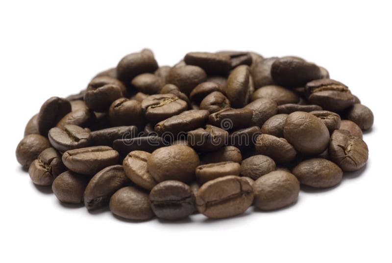 Coffee Beans Triangle Shape Stock Image - Image of flat, bean: 2810267