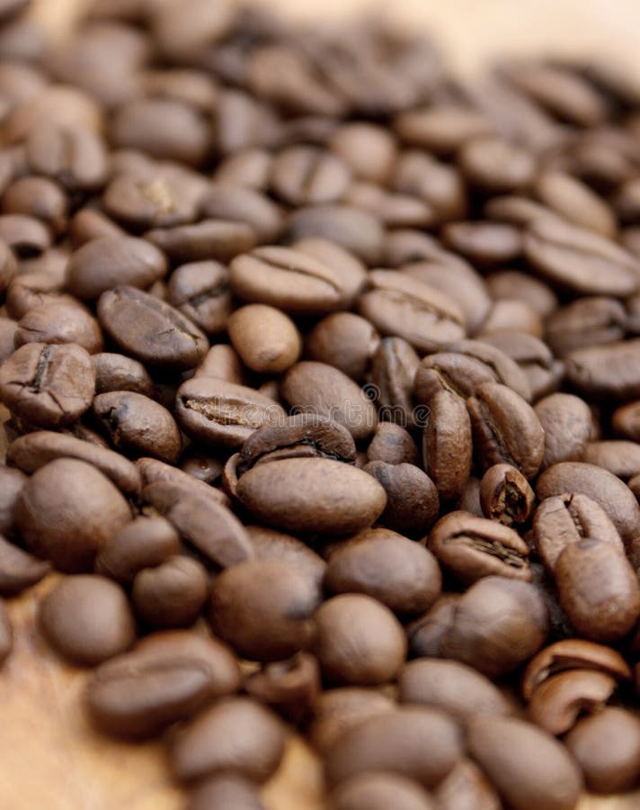 Coffee beans on white stock image. Image of addiction - 23177117