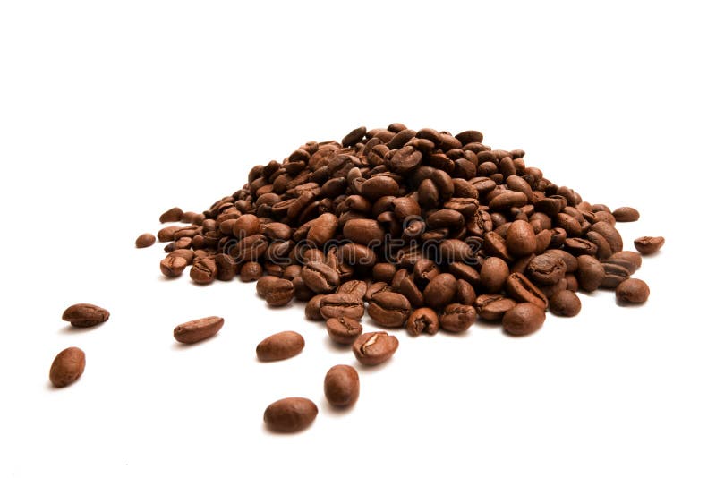 Coffee Beans Triangle Shape Stock Image - Image of flat, bean: 2810267