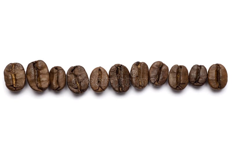 Coffee Beans Triangle Shape Stock Image - Image of flat, bean: 2810267