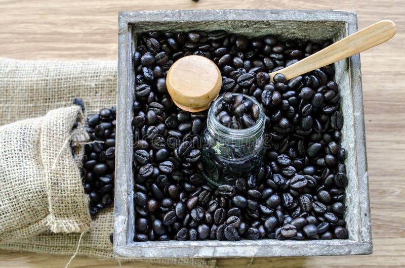 Coffee beans stock photo. Image of mocca, breakfast, lifestyle - 75408740