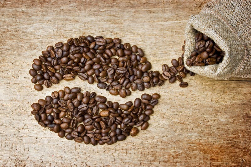 Coffee seed frame stock photo. Image of design, mill - 26343232