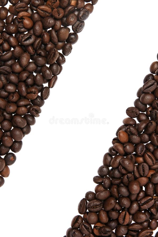 Coffee beans border stock image. Image of aroma, heap - 17569493
