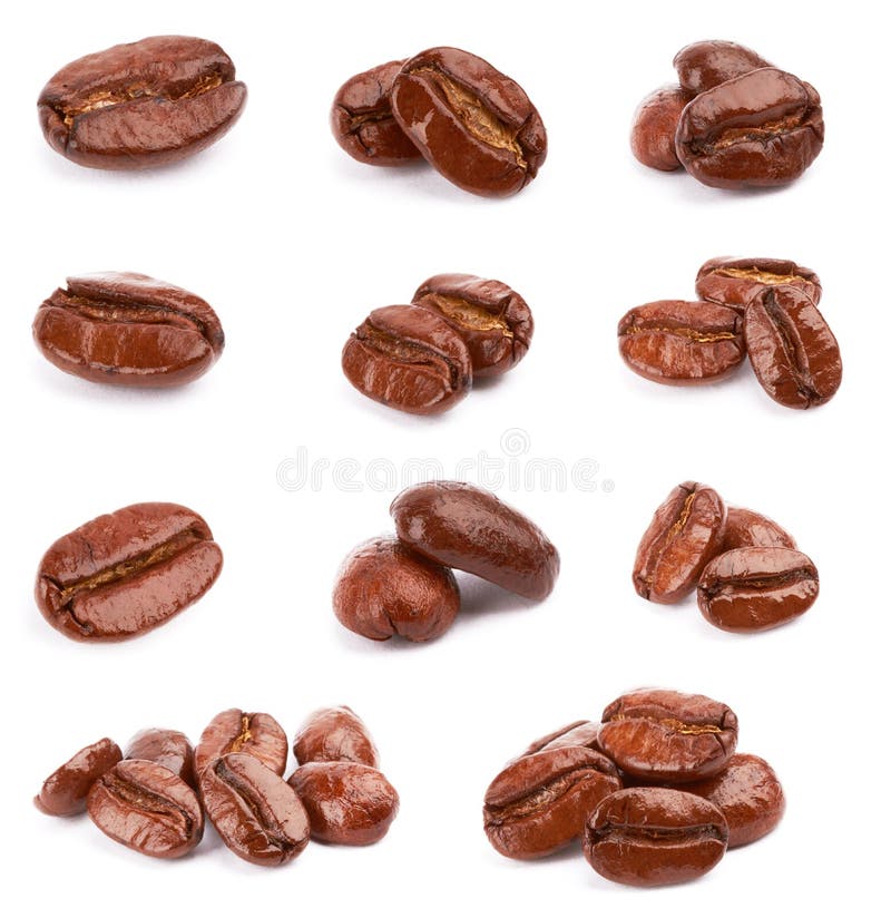 Dropping coffee beans stock photo. Image of caffeine - 16415450
