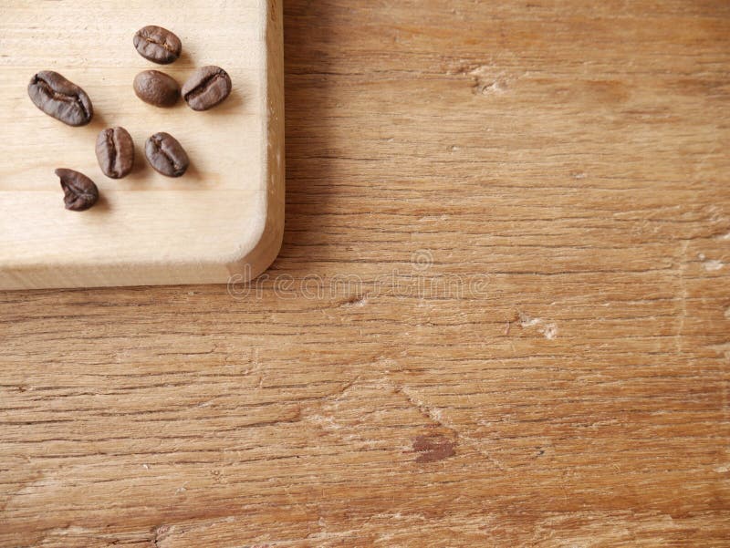 Coffee Beans on Chopping Board Stock Image - Image of board, chopping ...