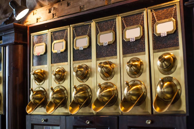 Coffee Beans in Coffee Shop Stock Image - Image of aroma, fresh: 61462353