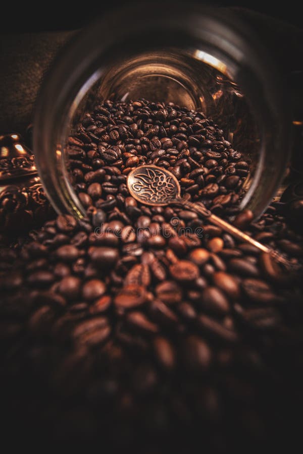 Coffee concept stock photo. Image of wooden, beans, aroma - 31455448