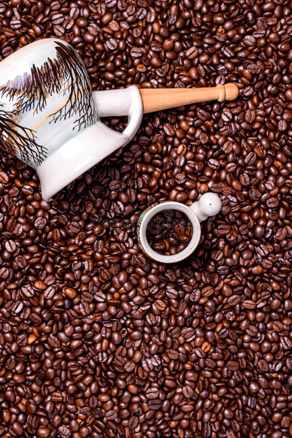 Coffee beans stock photo. Image of brown, natural, bean - 266527820