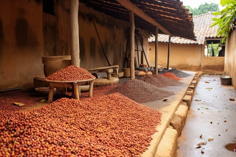 Beans Coffee Drying Stock Illustrations – 187 Beans Coffee Drying Stock ...