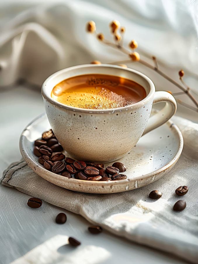 Coffee Beans Exploding in a Cloud of Dust Stock Photo - Image of ...