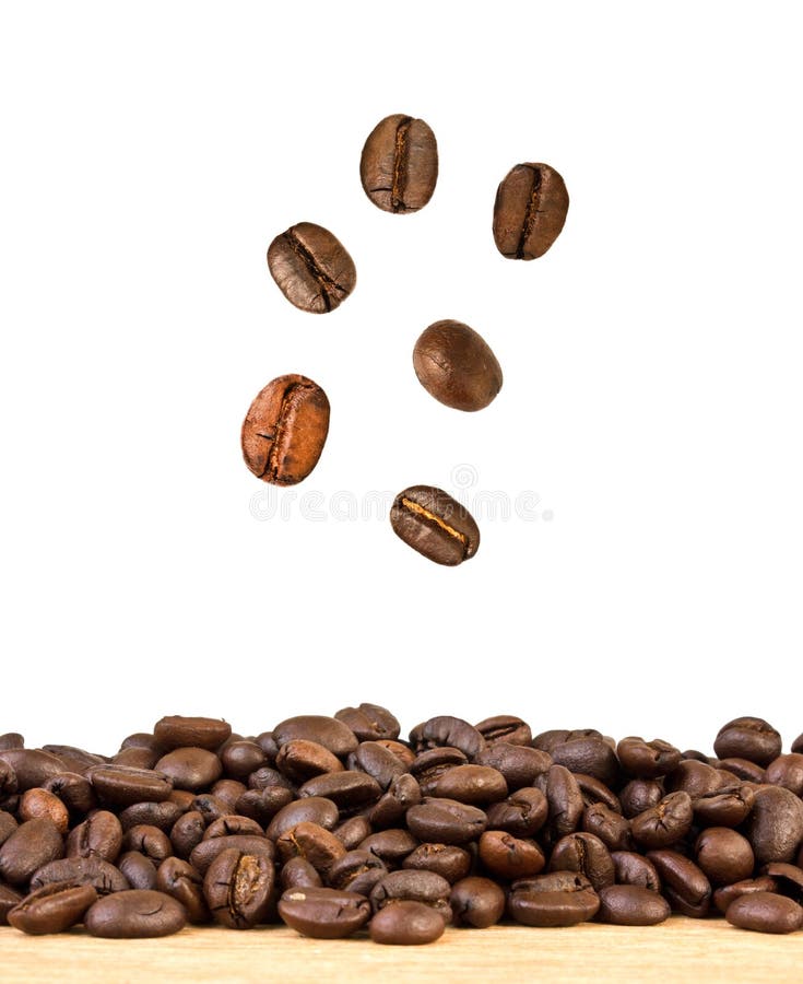 Coffee Beans is Falling Down Stock Image - Image of crop, heap: 41172651