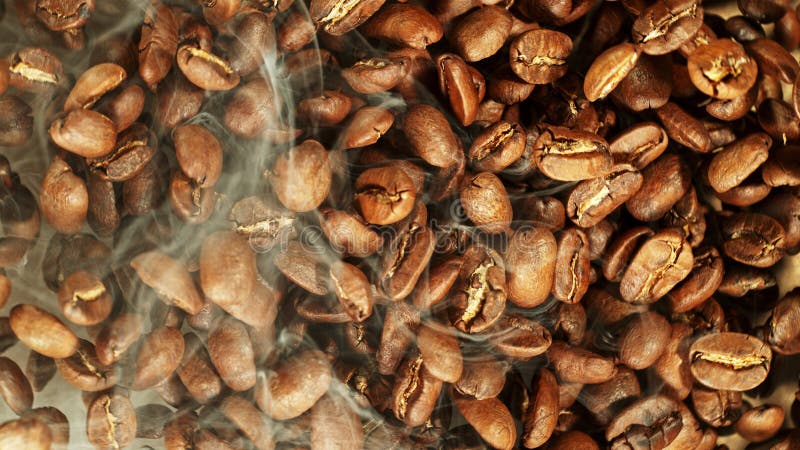 Coffee Beans Flying in the Air in Freeze Motion Stock Image - Image of ...