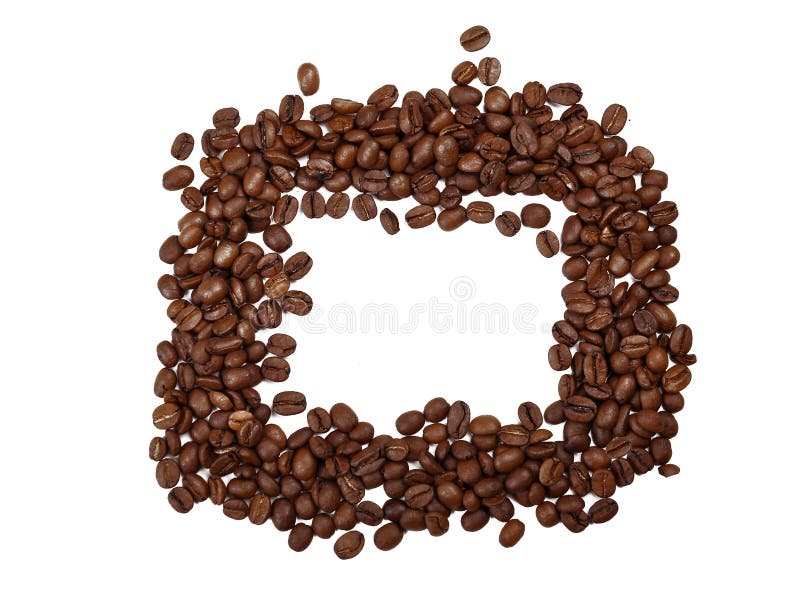 Coffee beans frame stock photo. Image of memory, frame - 34493764
