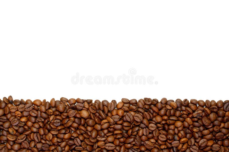 Coffee beans frame stock image. Image of grain, coffee - 75817731