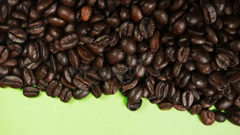 Coffee Beans on a Green Screen Stock Footage - Video of brush, drink ...