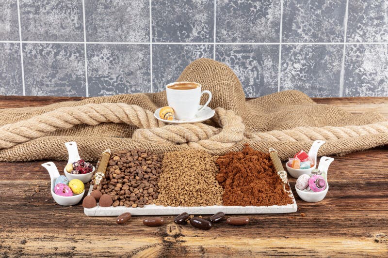 Coffee Beans, Ground Coffee and Granules. Beans, Instant and Ground ...