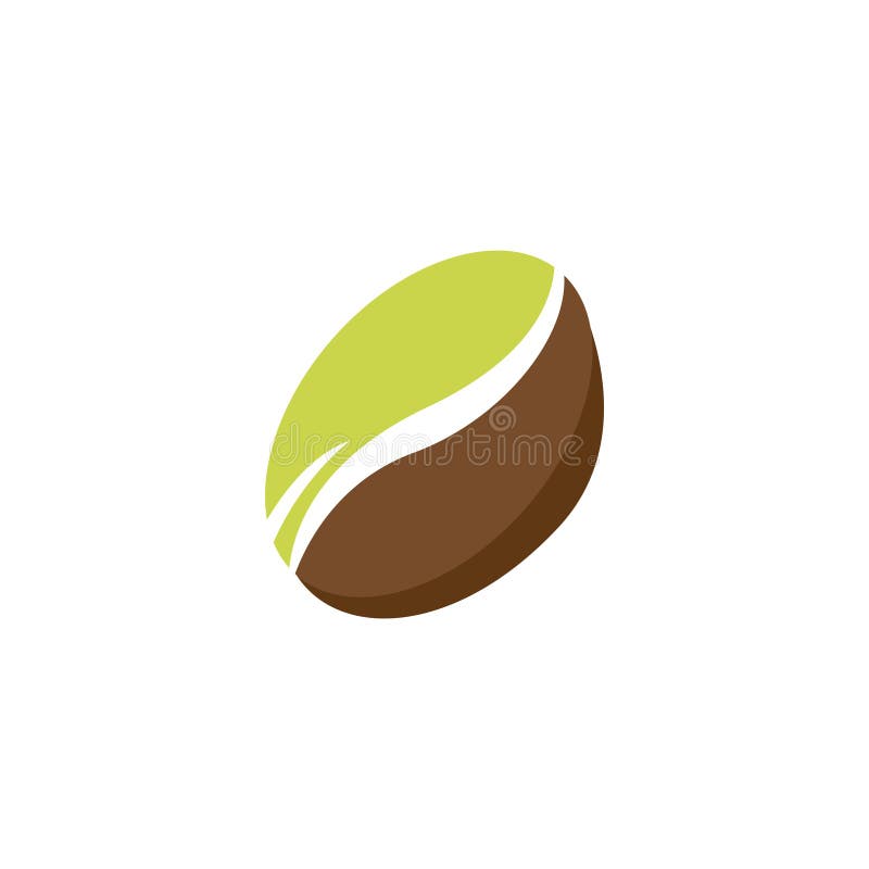 Coffee Beans Icon Logo Vector Design Template Stock Vector ...