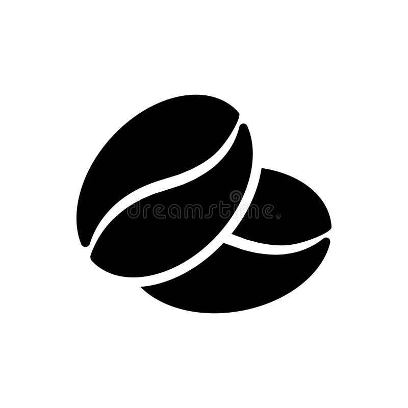 Coffee Beans Icon Vector. Caffeine Illustration Sign. Java Symbol or ...