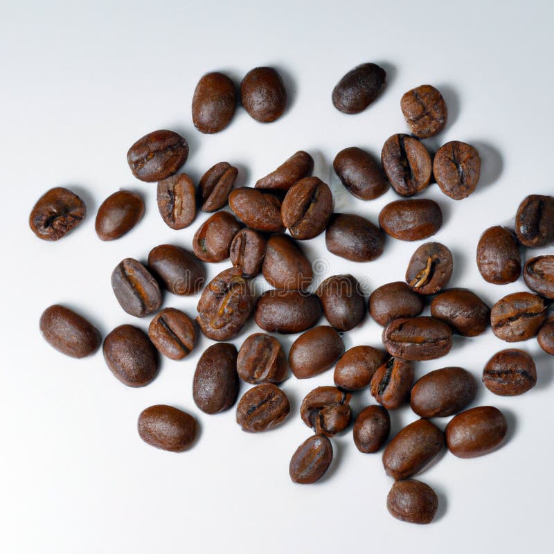 Enticing Coffee Beans for a Boost of Energy Stock Photo - Image of ...