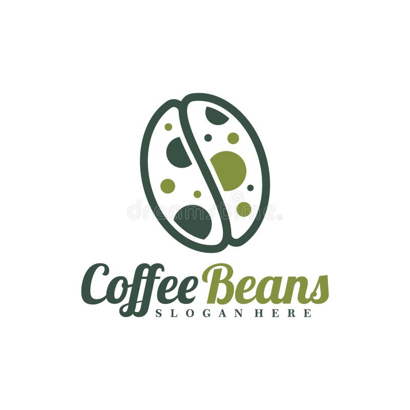 Coffee Beans Logo Design Concept Vector. Coffee Logo Design Template ...