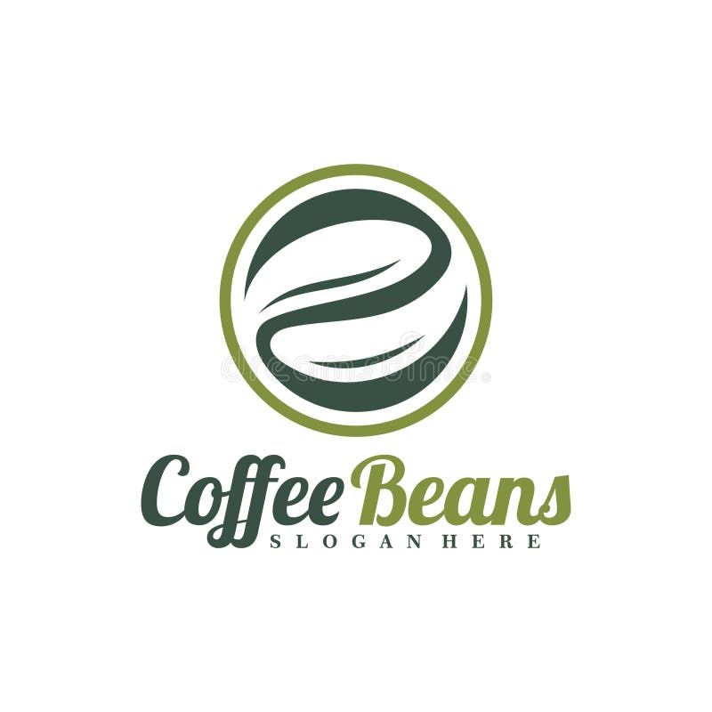 Coffee Beans Logo Design Concept Vector. Coffee Logo Design Template ...