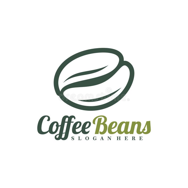 Coffee Beans Logo Design Concept Vector. Coffee Logo Design Template ...