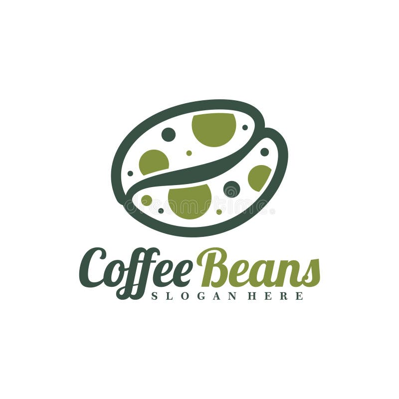 Coffee Beans Logo Design Concept Vector. Coffee Logo Design Template ...