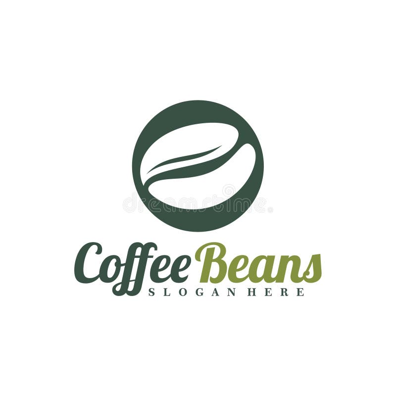 Coffee Beans Logo Design Concept Vector. Coffee Logo Design Template ...