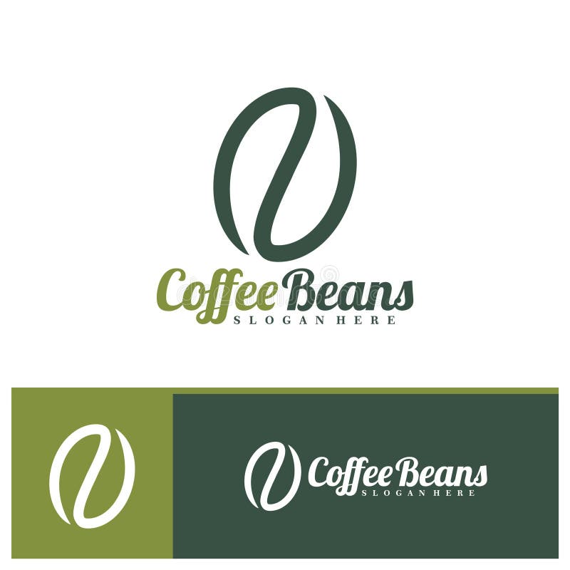 Coffee Beans Logo Design Concept Vector. Coffee Logo Design Template ...