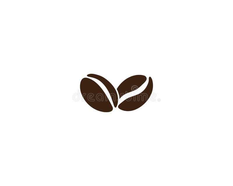 Coffee beans Logo Template stock vector. Illustration of label - 126771689