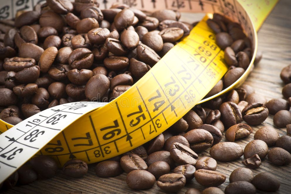 Coffee beans and meter stock image. Image of bean, flavor - 39639049