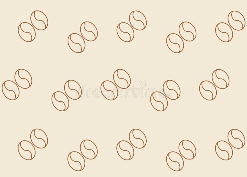 Coffee Beans Pattern. Pattern for Cover Design, Food Package, Menu ...