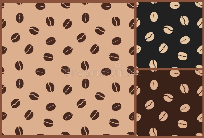 Coffee beans pattern stock vector. Illustration of cappuccino - 97780160