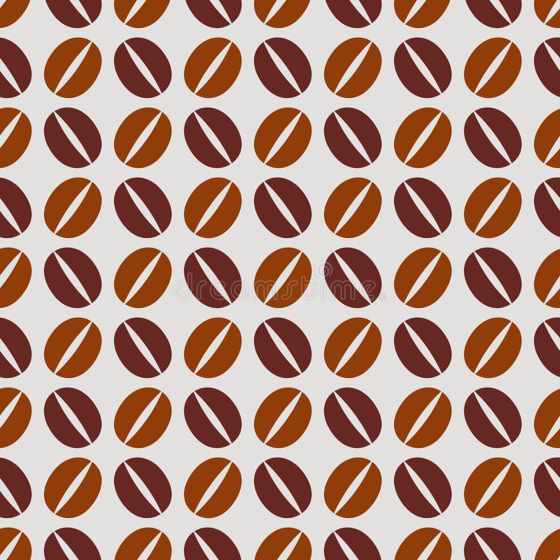 Coffee beans pattern stock illustration. Illustration of symbol - 62065926