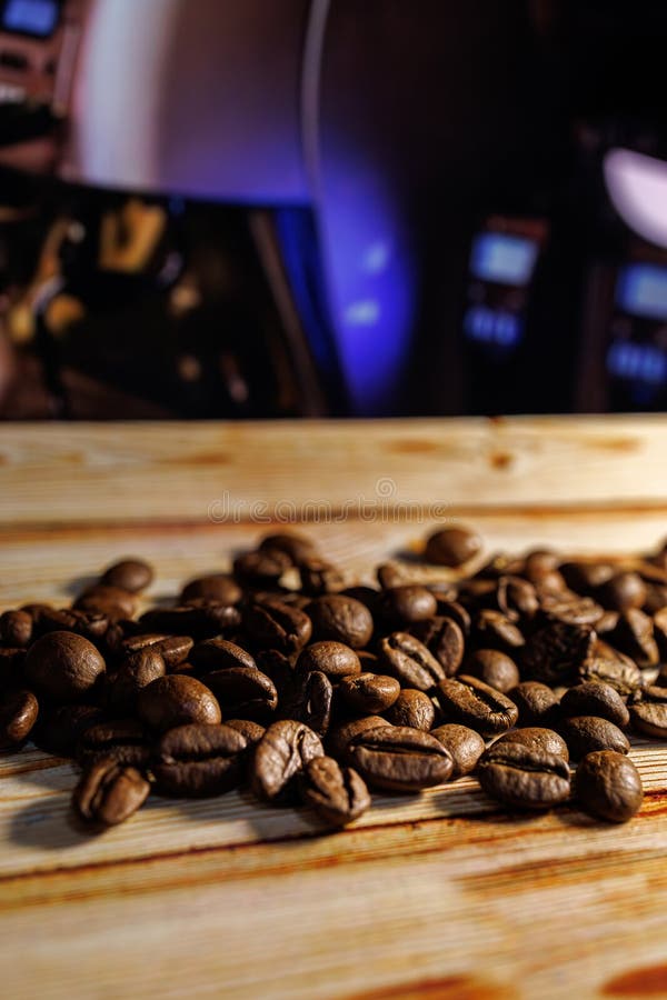 Coffee Beans Scattered on the Floor of a Cafe Coffee Beans on the Table ...