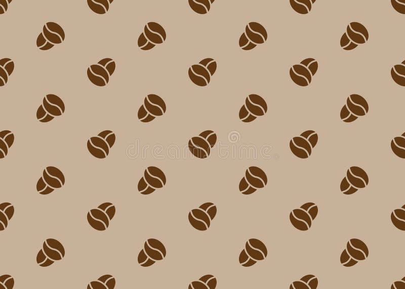Coffee Beans. Seamless Texture. for Design and Printing. Stock Vector ...