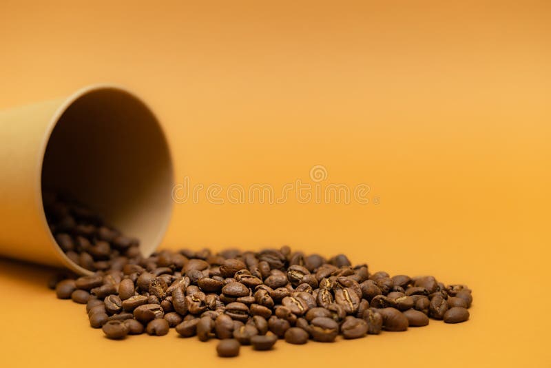 Coffee Beans Shot with Shallow Depth of Field. Stock Photo - Image of ...