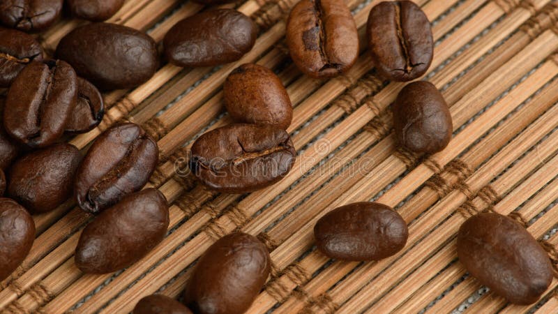 Coffee Beans on a table stock photo. Image of color - 111740134