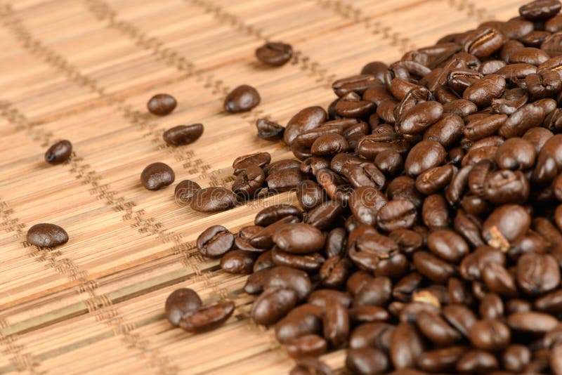 Coffee Beans on a table stock photo. Image of breakfast - 111732312