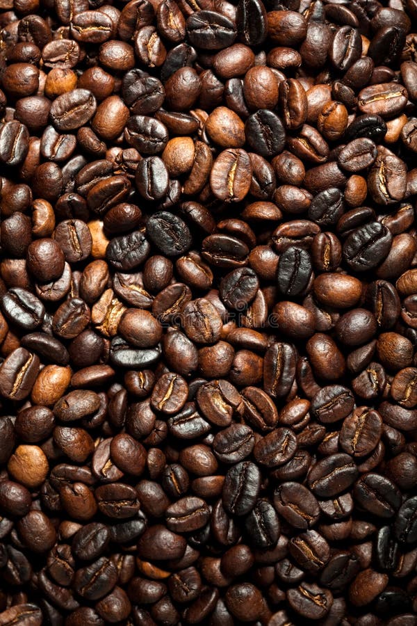 Coffee beans texture stock image. Image of stocking, macro - 13483399