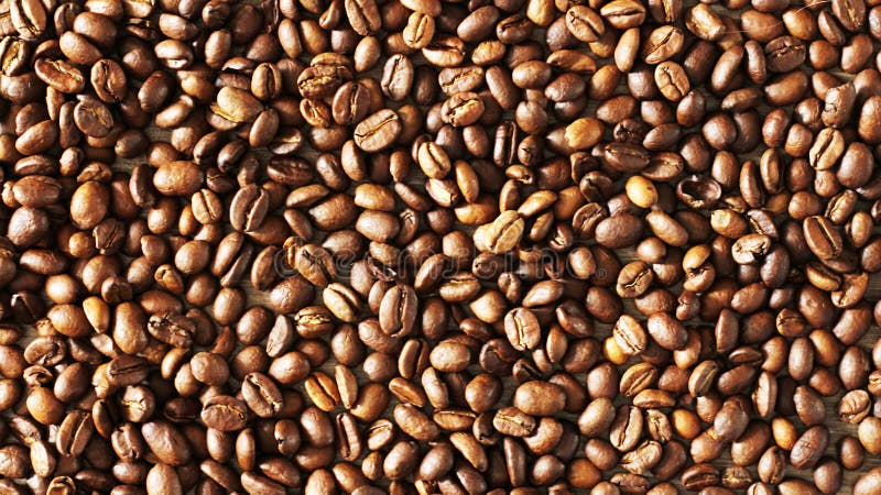 Coffee Beans Texture, Top View Stock Image - Image of breakfast ...