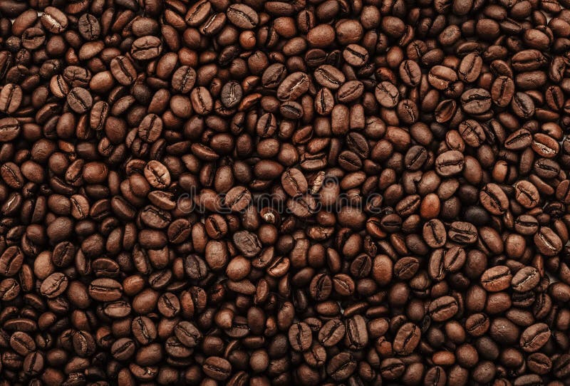Coffee beans. Top view stock image. Image of bean, freshness - 81960909
