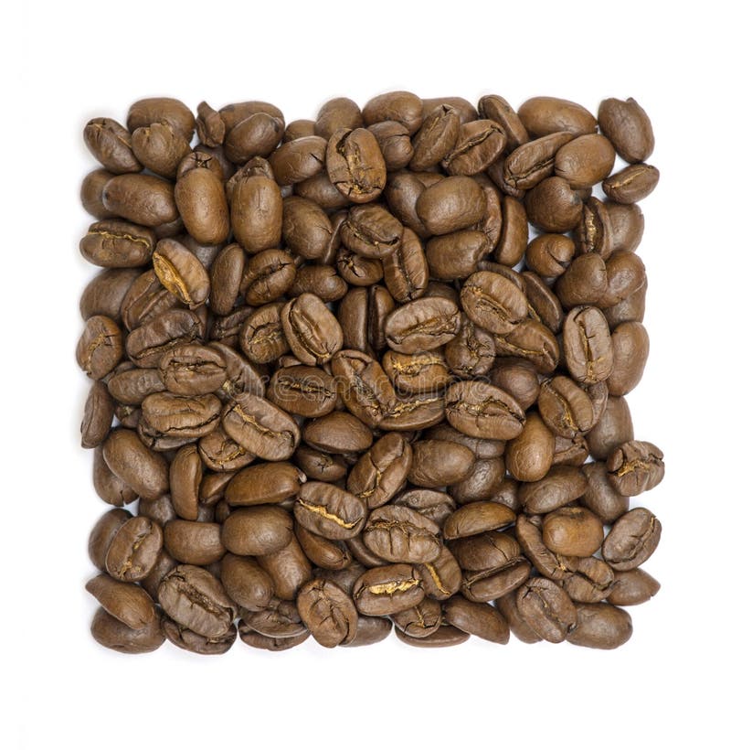 Coffee beans circle shape stock image. Image of shape - 171965969
