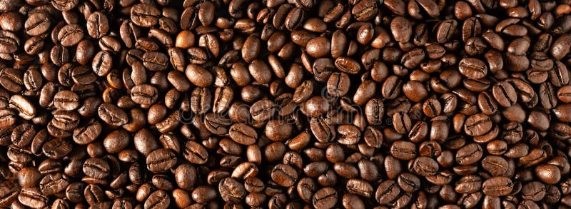 Coffee Beans - Widescreen (panoramic) Background Stock Image - Image of ...